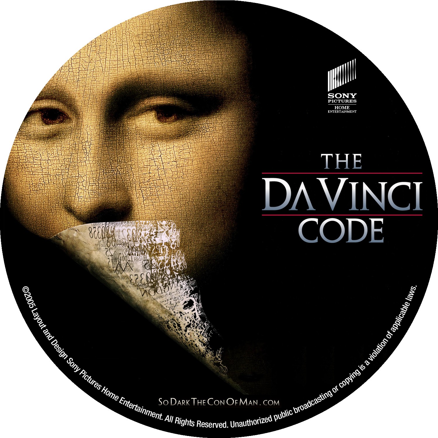 DVD Lables: The Da Vinci Code